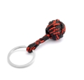 Monkey Ball Keychain - Black/Red